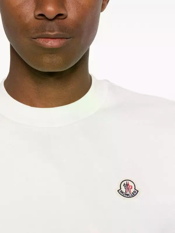 Moncler Logo-patch Sweatshirt - Neutrals