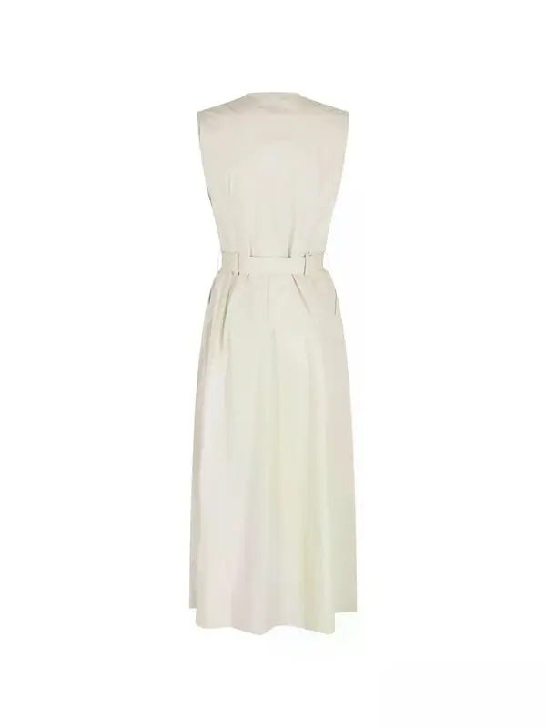 Woolrich V-neck Belted Midi Dress