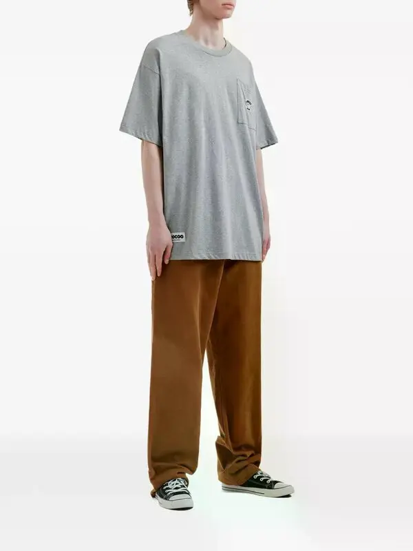 CHOCOOLATE Patch-pocket T-shirt - Grey