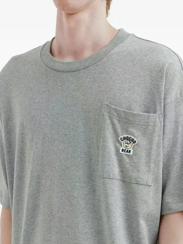 CHOCOOLATE Patch-pocket T-shirt - Grey