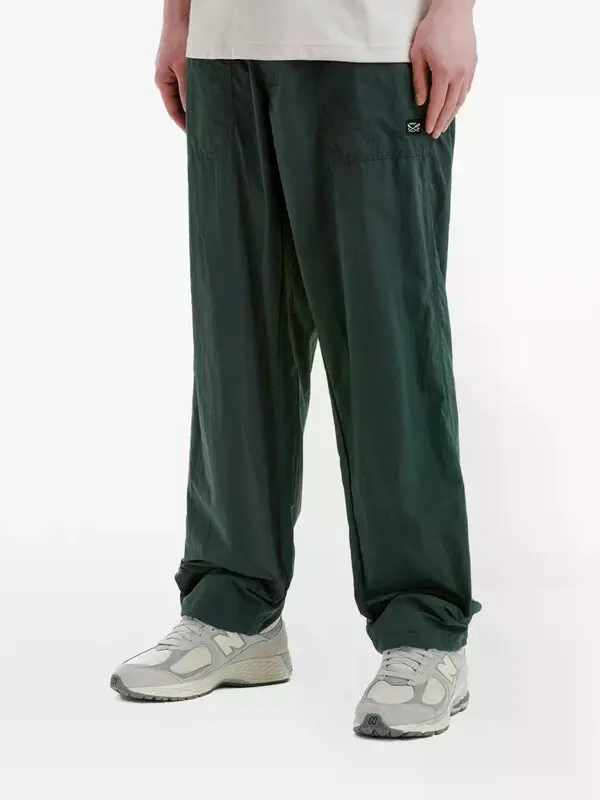 CHOCOOLATE Logo-patch Trousers - Green