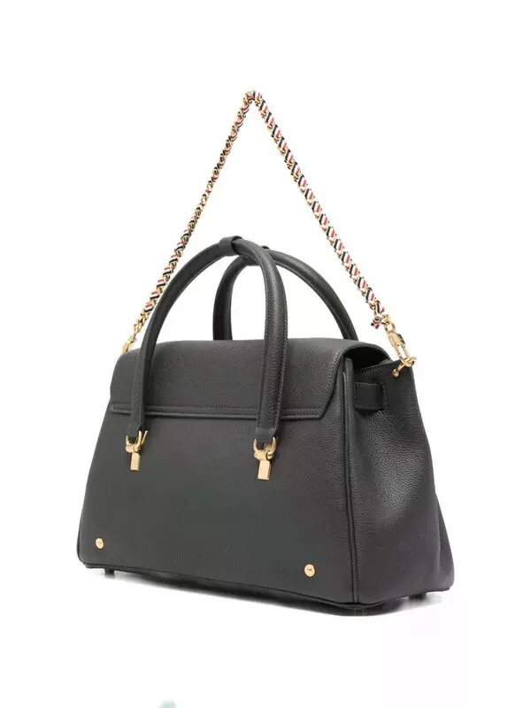 Thom Browne Bolton Pebbled Tote - Grey