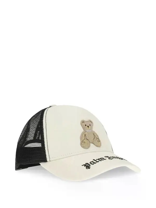 Palm Angels Bear Appliqué Trucker Cap - Neutrals