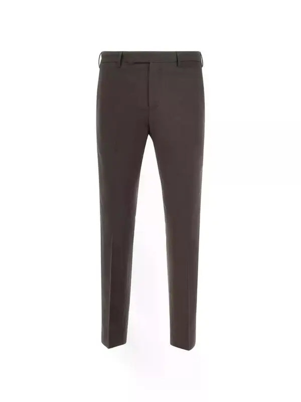 PT TORINO Straight Trousers - Brown