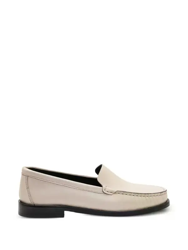 AeydĒ Arthur Leather Loafers - Neutrals