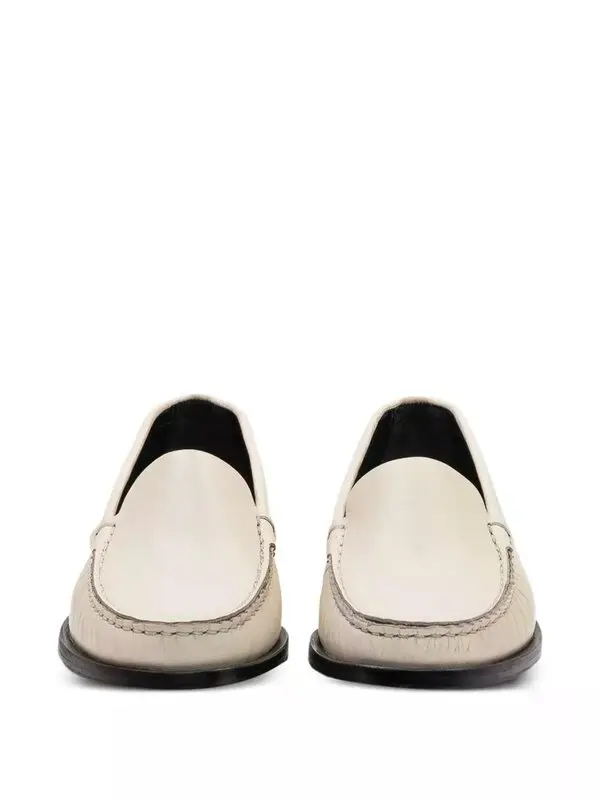 AeydĒ Arthur Leather Loafers - Neutrals