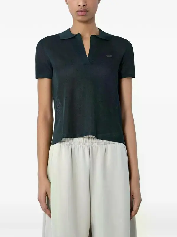 Lacoste Knit Open Placket T-shirt