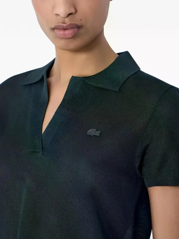 Lacoste Knit Open Placket T-shirt