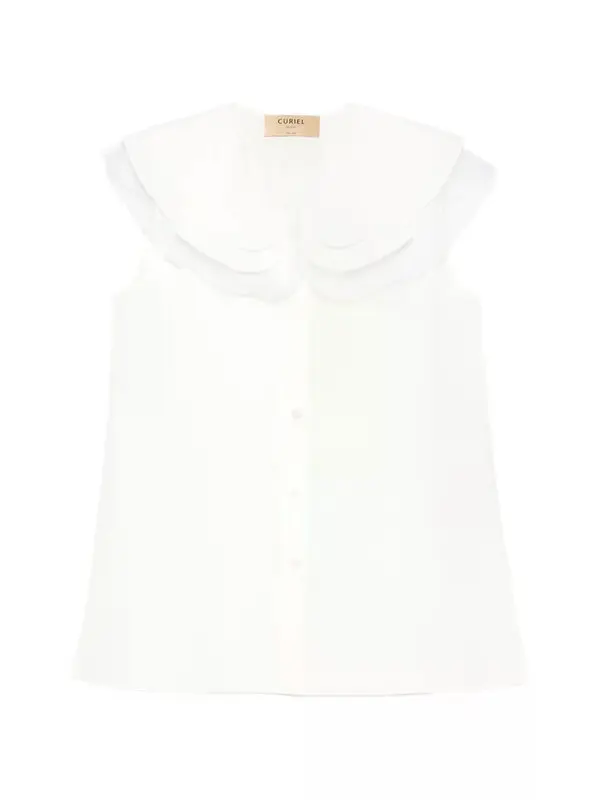 CURIEL Ruffled Collar Blouse