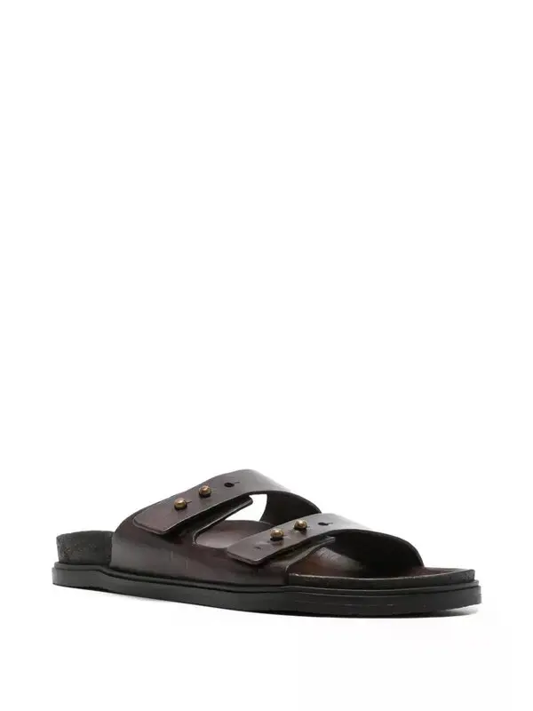 BRADOR Studded Strap Leather Sandals