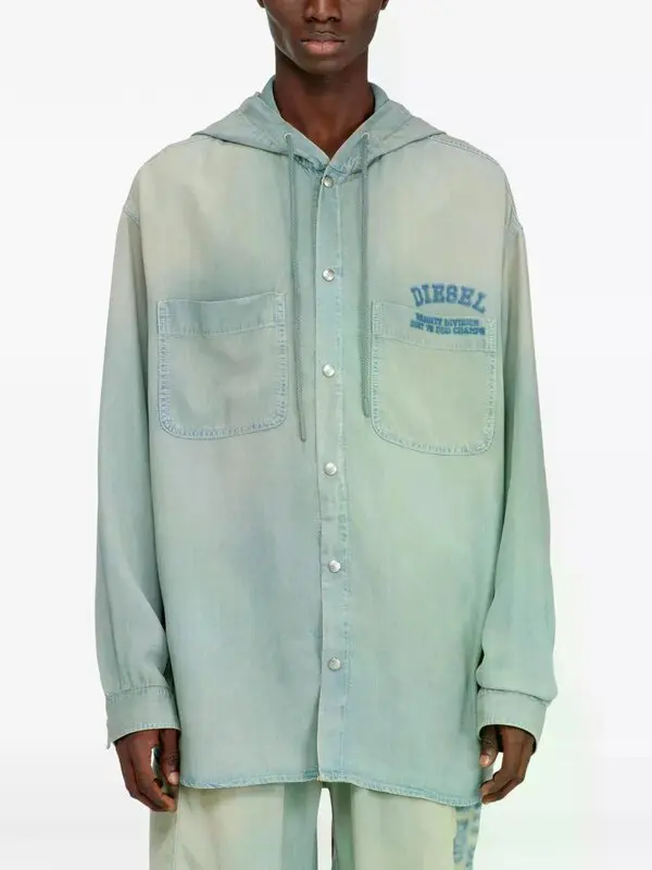 DIESEL® Dewny Hooded-neck Shirt