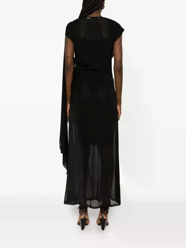 GESTUZ Draped Maxi Dress