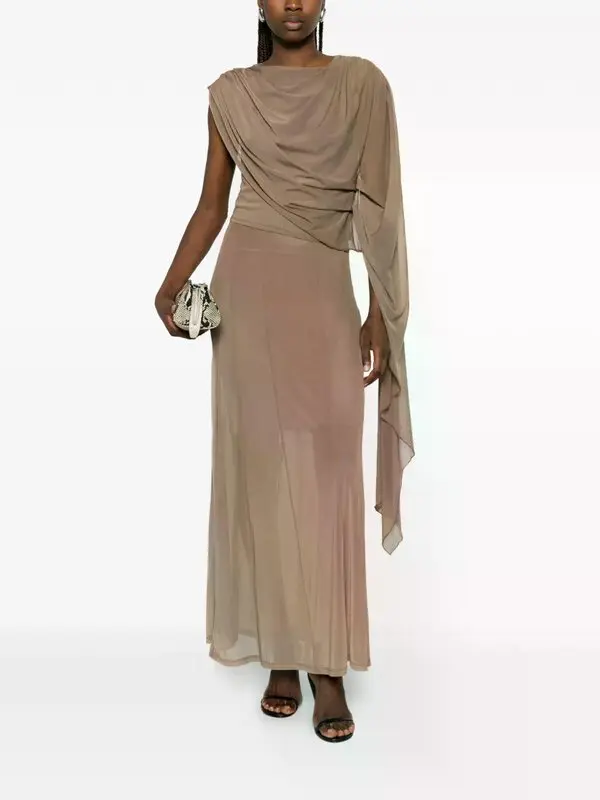 GESTUZ Draped Maxi Dress