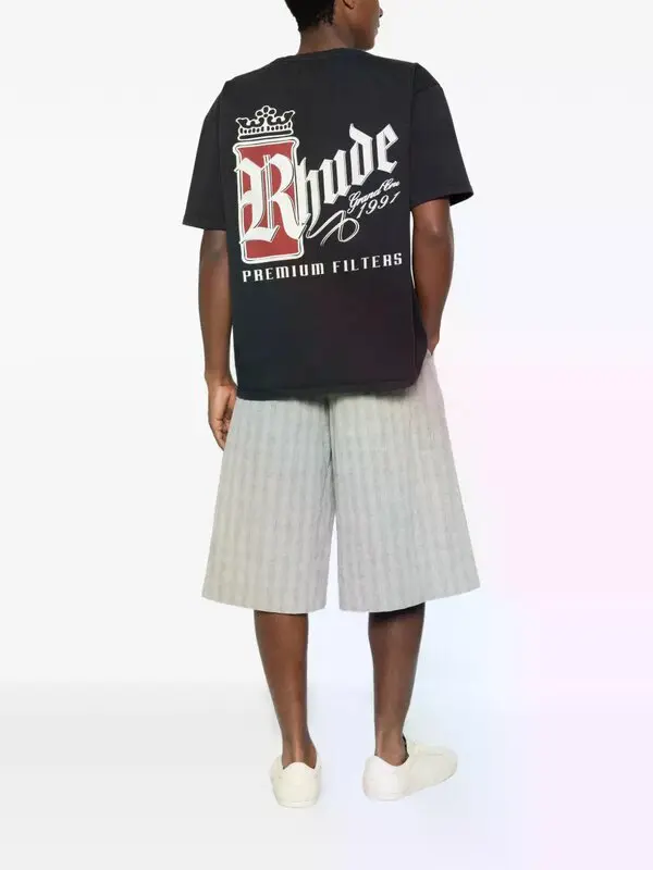 Rhude Logo T-shirt - Black