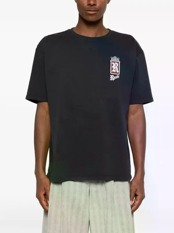 Rhude Logo T-shirt - Black