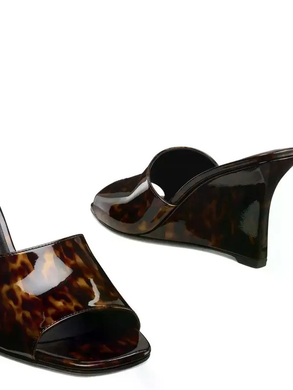 STUART WEITZMAN Vinnie Wedge Sandals - Brown