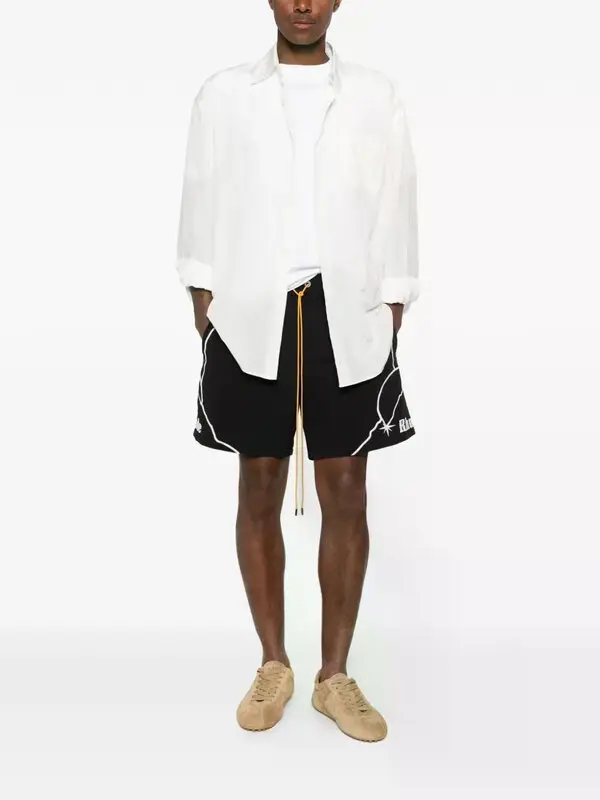Rhude Logo Drawstring Shorts