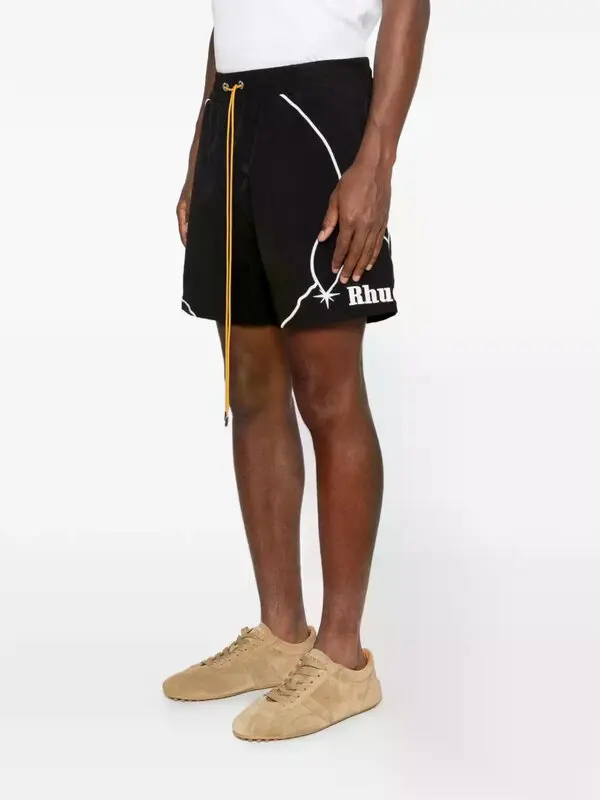 Rhude Logo Drawstring Shorts