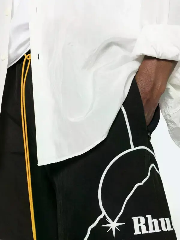 Rhude Logo Drawstring Shorts