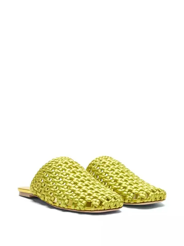 STUART WEITZMAN Marina Interwoven Mules
