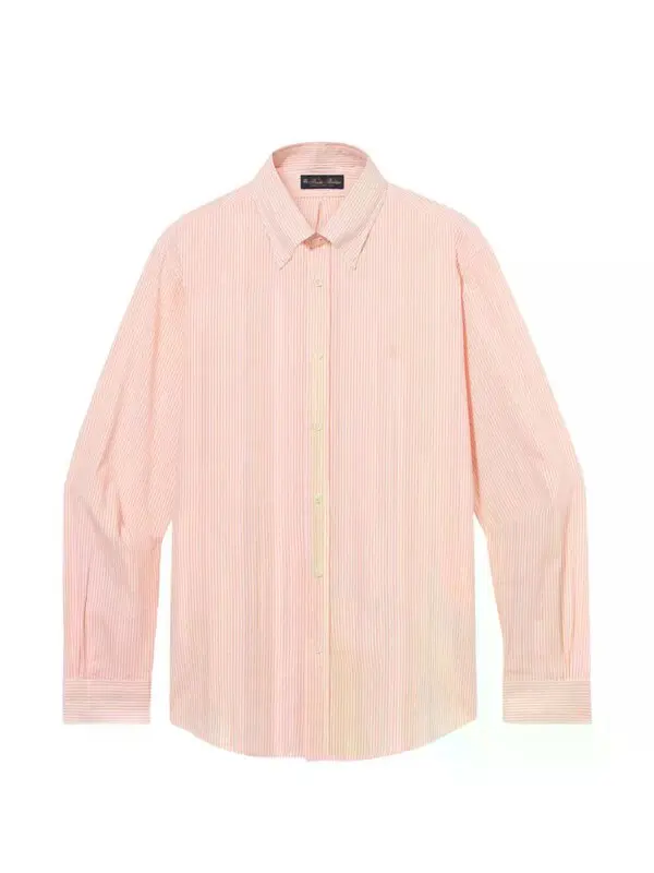Brooks Brothers Logo-embroidered Shirt - Orange
