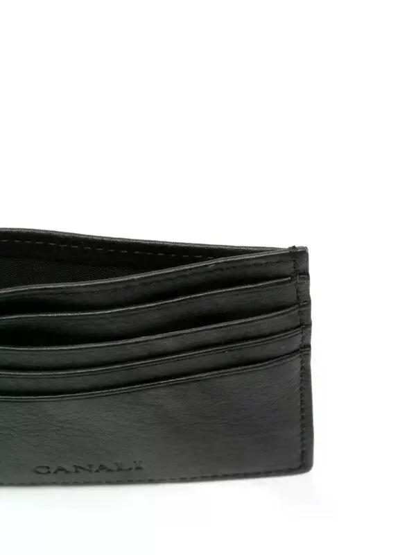 Canali Leather Card Holder