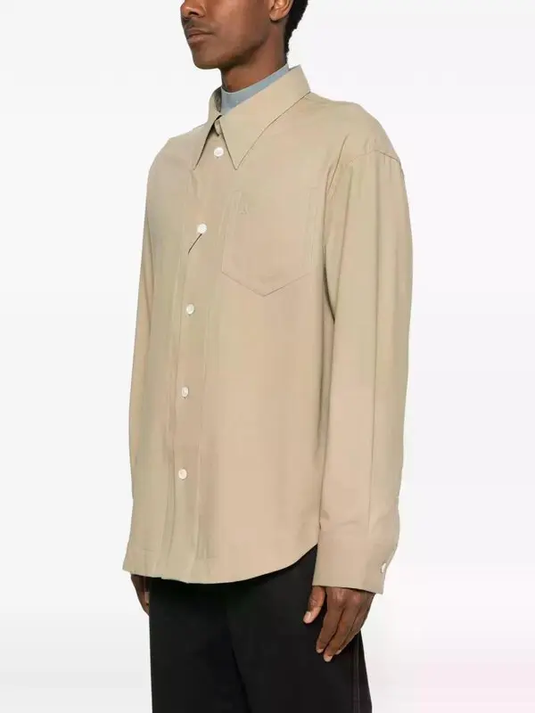 AMI Paris Pocket Embroidered Shirt