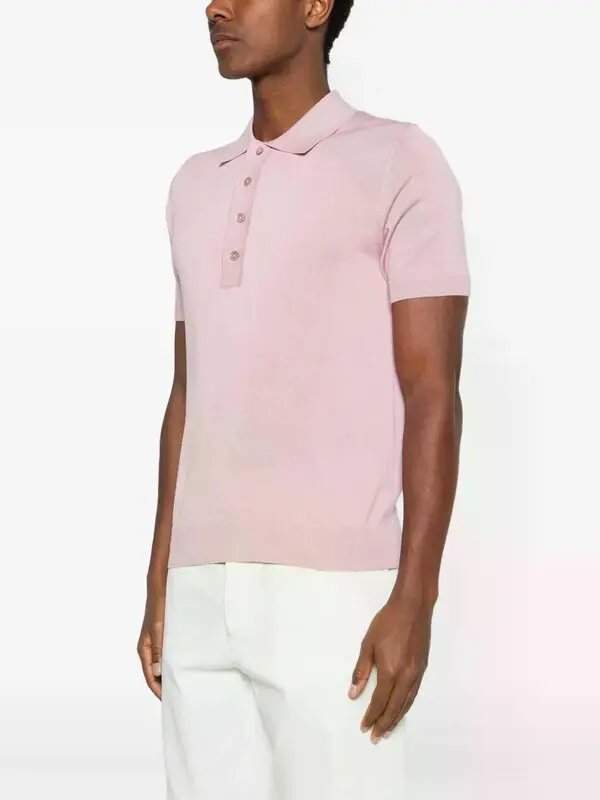 PAOLO PECORA Straight-hem Polo Shirt