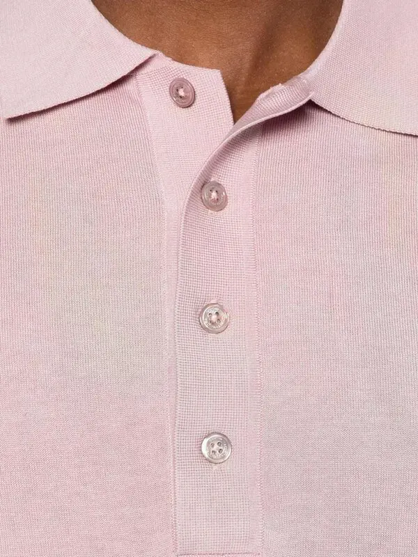 PAOLO PECORA Straight-hem Polo Shirt