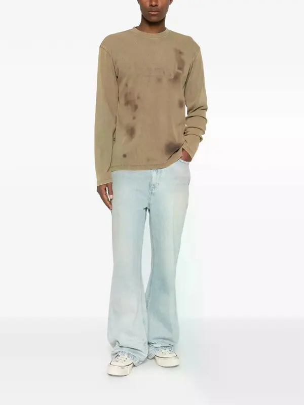 MADFRENZY Distressed Bootcut Jeans