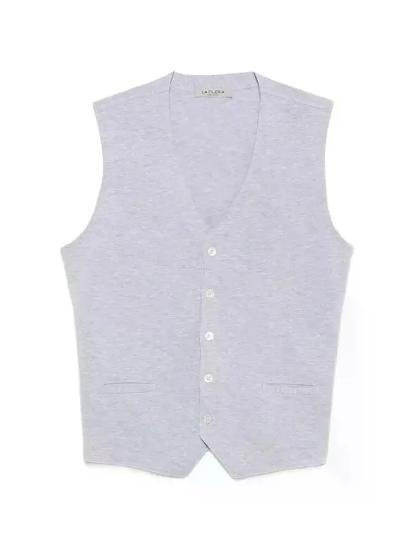 FILERIA Buttoned Knitwear Vest
