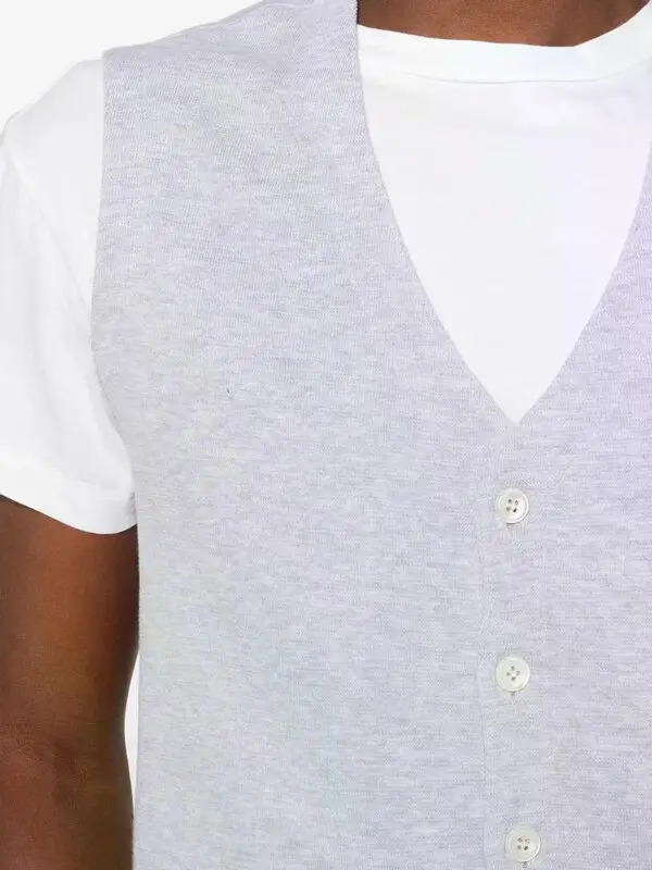 FILERIA Buttoned Knitwear Vest