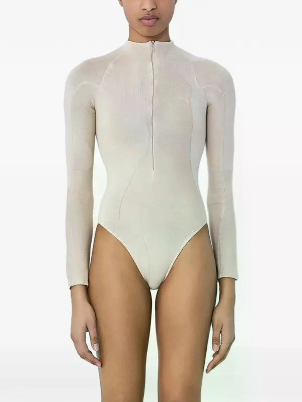 SKIN SERIES High-neck Ribbed Body