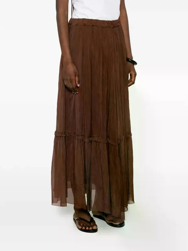 SOLOTRE Ruffled Skirt