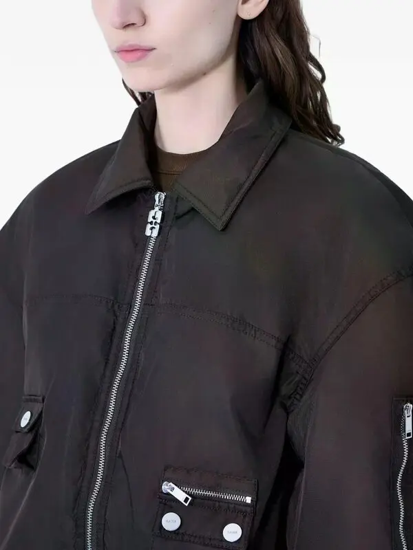 GANNI Ruffled Jacket With Pockets