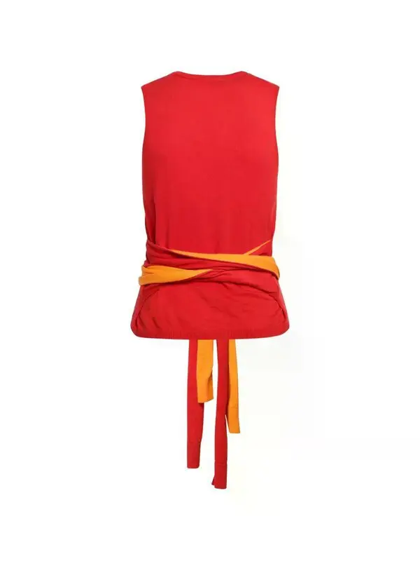 JW Anderson Waist-tie Tank Top - Red
