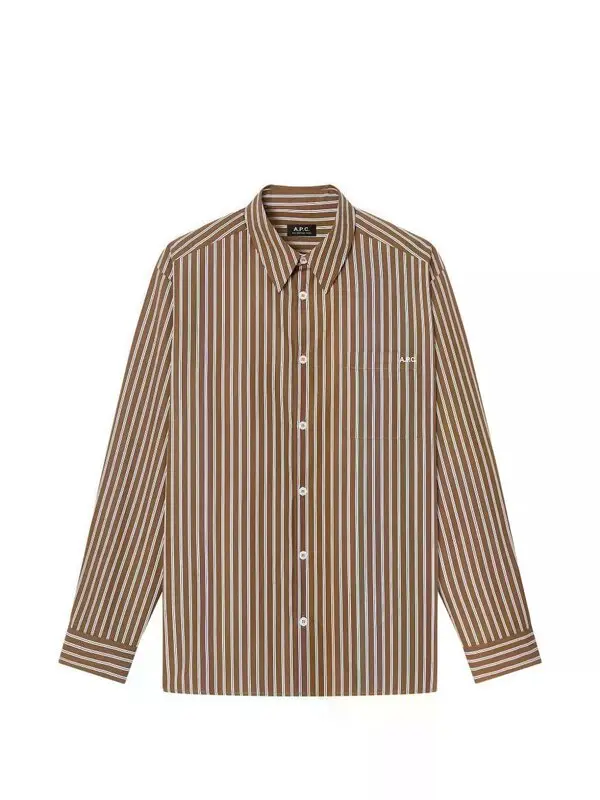 A.p.c. Striped Pocket Shirt