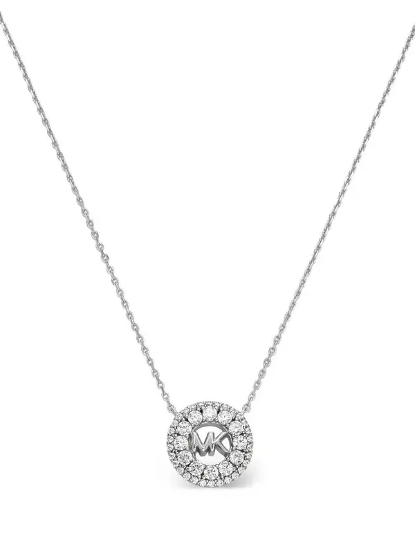 Michael Kors Logo-pendant Round Necklace
