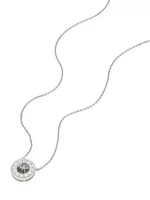 Michael Kors Logo-pendant Round Necklace