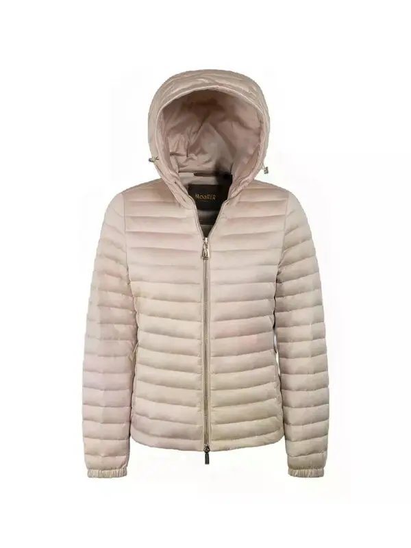 MOORER Quilted Hooded Cotton Jacket - Neutrals