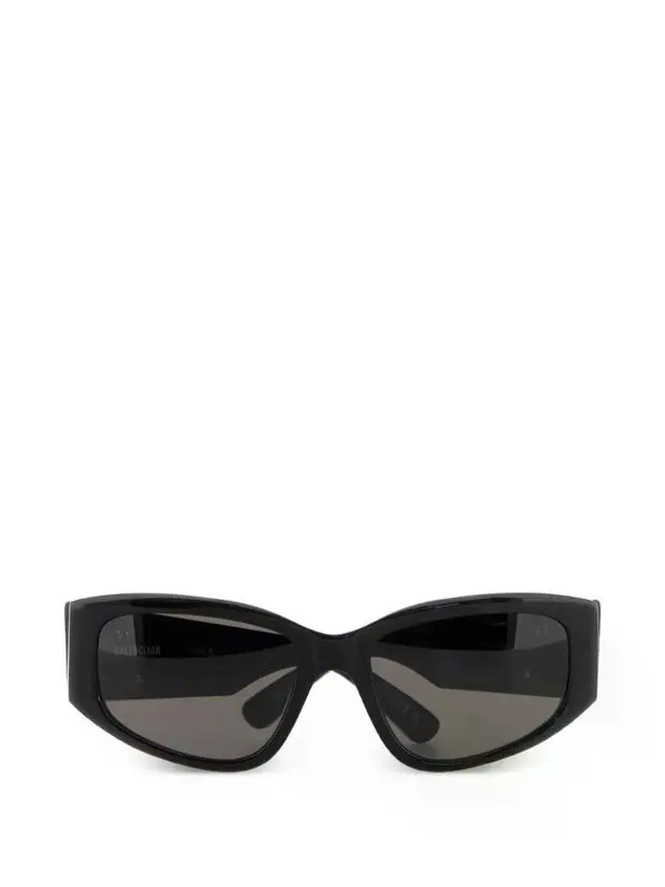 Balenciaga D-frame Nano Sunglasses - Black