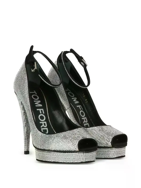 TOM FORD Crystal-embellished Platform Sandals
