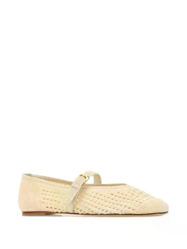 STUART WEITZMAN Leora Crochet Ballet Flats
