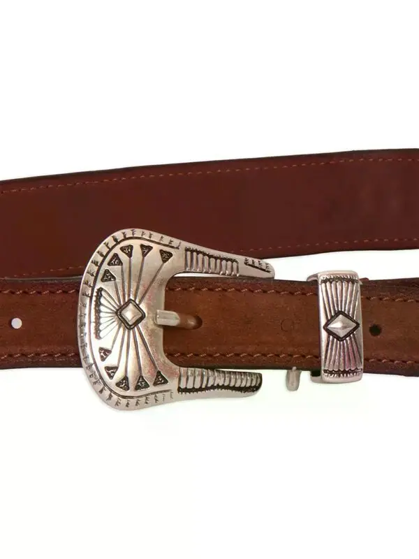 ALBERTO LUTI Suede Belt