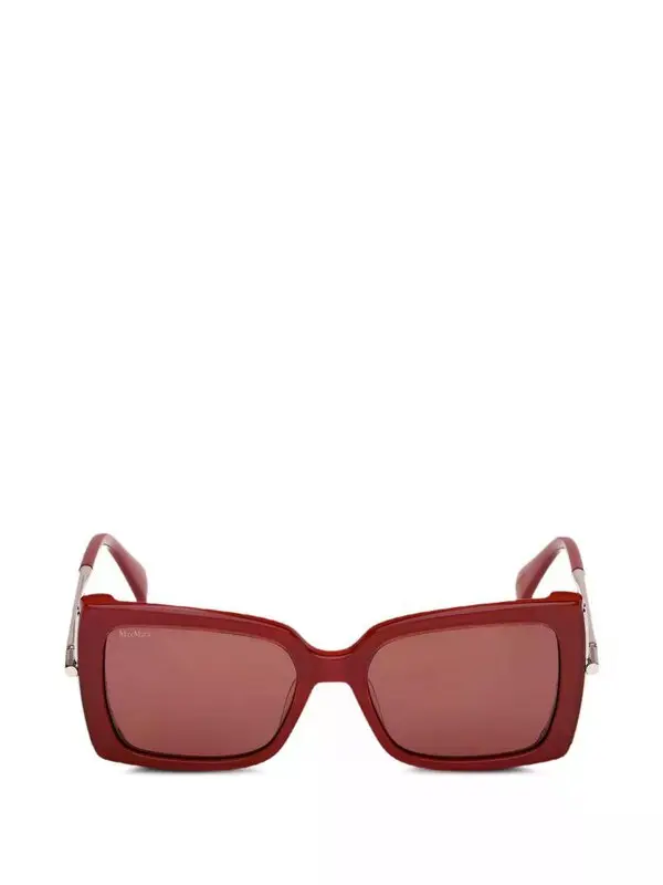 Max Mara Square-frame Sunglasses - Red