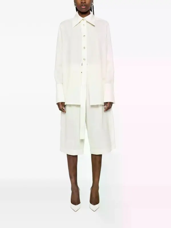 BATAKOVIC Long-sleeve Textured Shirt With Detachable Tie
