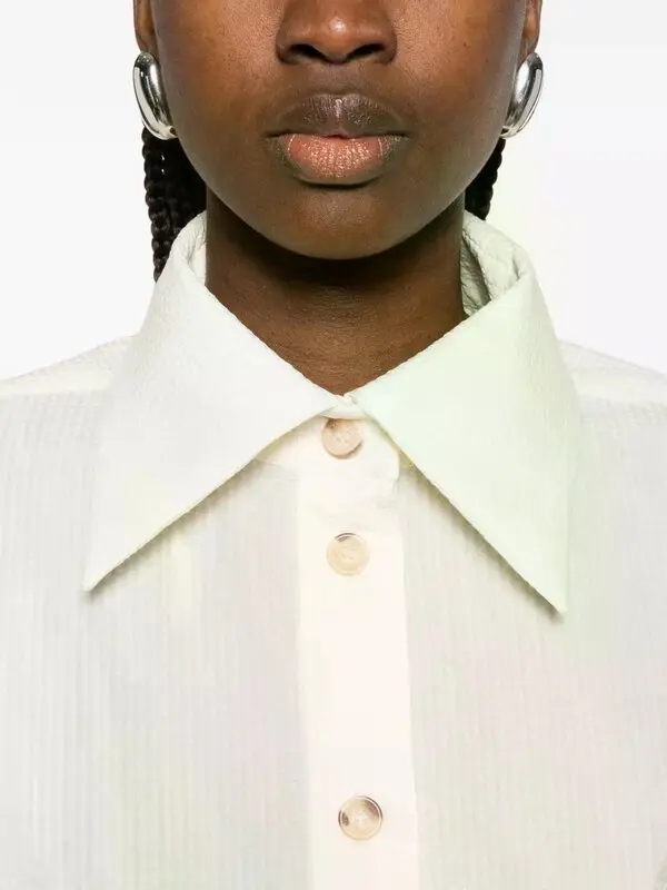 BATAKOVIC Long-sleeve Textured Shirt With Detachable Tie