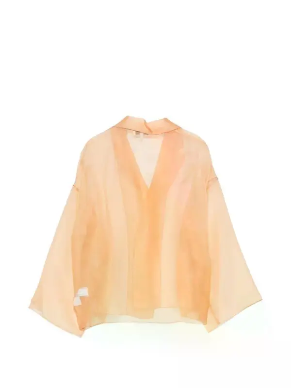 Antonelli Firenze Collared Boxy Jacket - Orange
