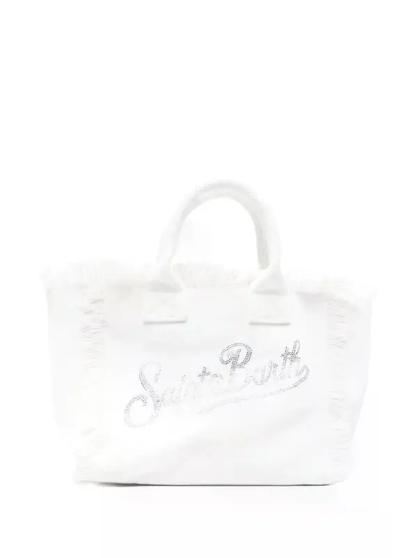 MC2 SAINT BARTH Logo-detail Tote - White