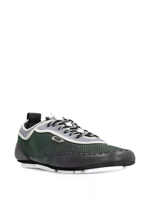 Fendi Lace-up Sneakers - Green